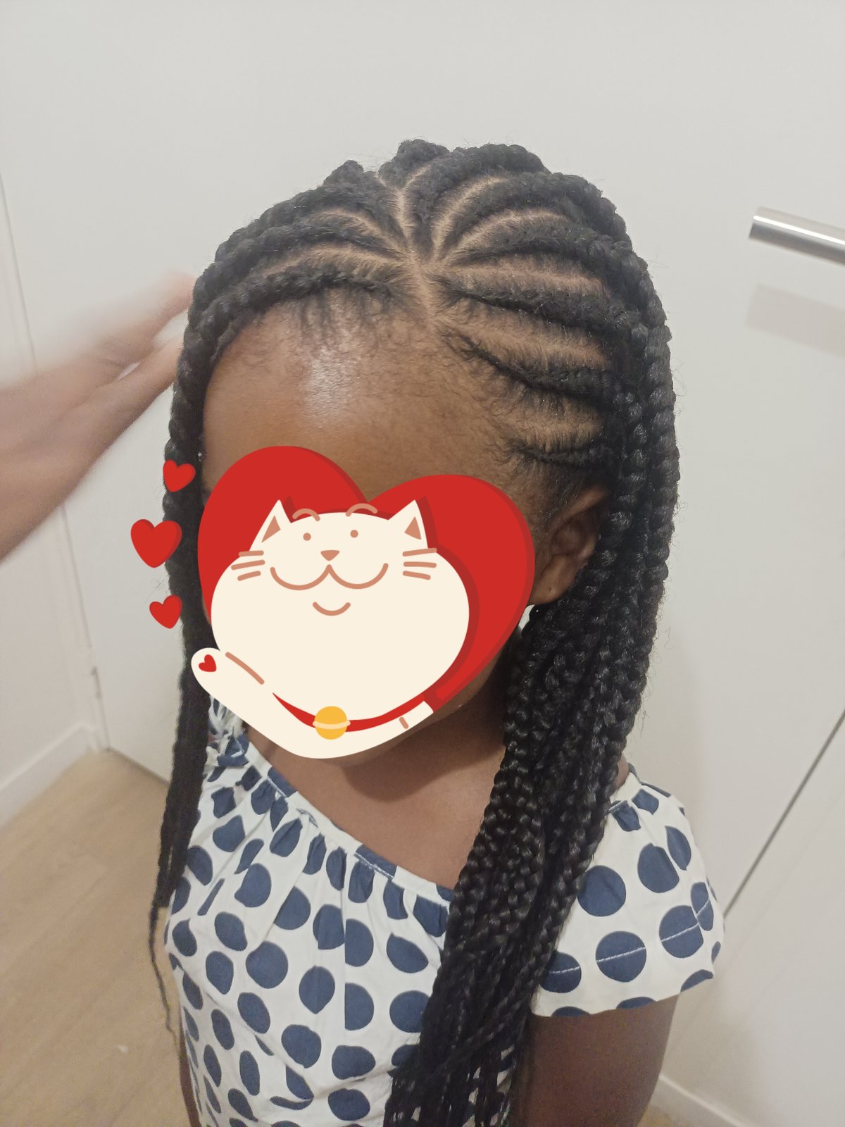 👩🏾 Nattes collées avec rajout (Biche Landry ) - Coiffure Afro sur PARIS ...