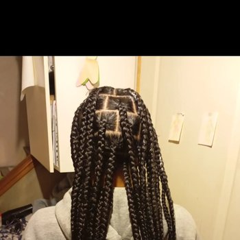 👩🏾 Big knotless Boxbraids Femme (Joys beauty ) - Coiffure Afro sur ...