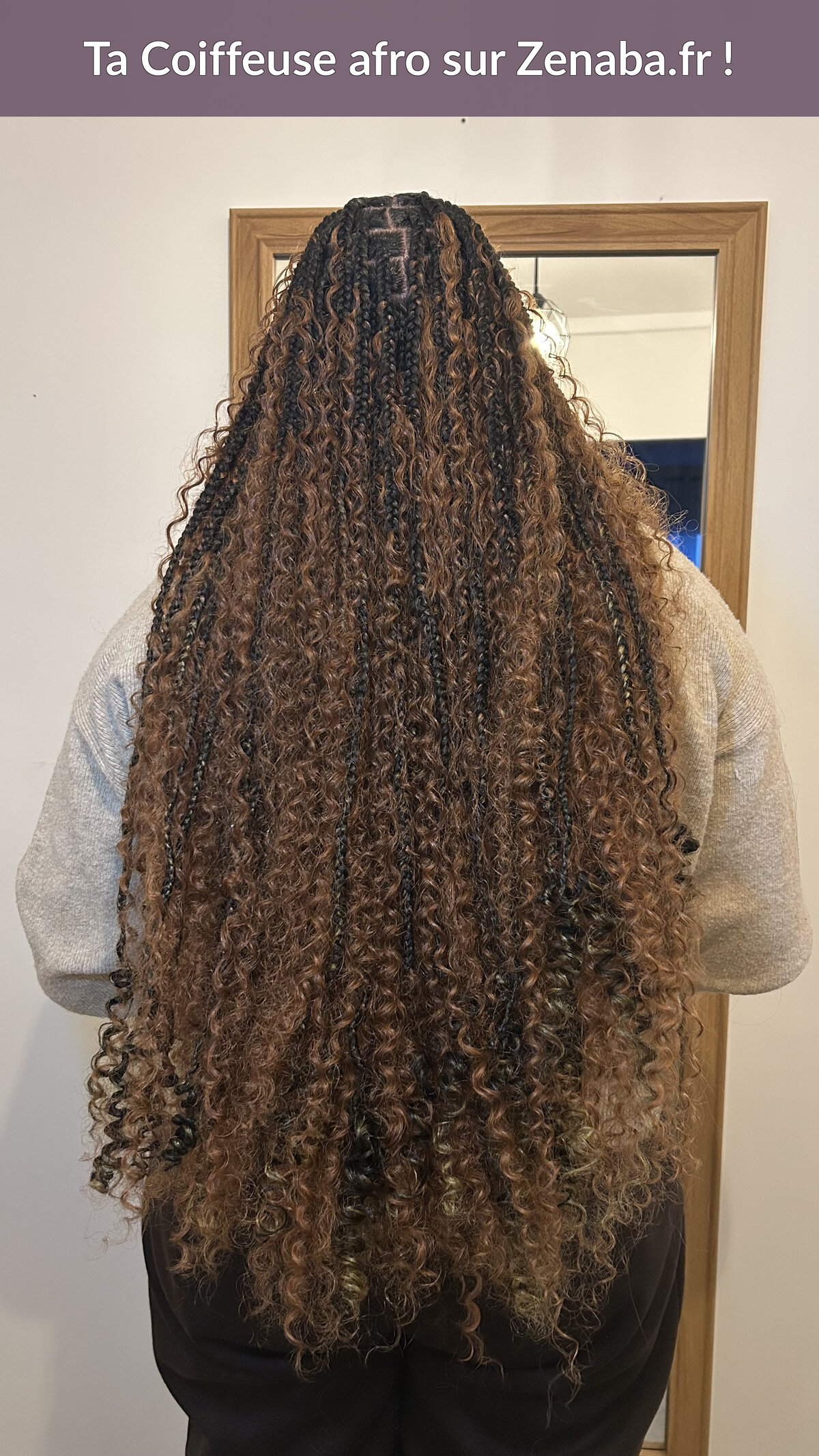 Boho braids sur cheveux bouclés Femme VIDEO (Slayja) - Coiffure Afro ...
