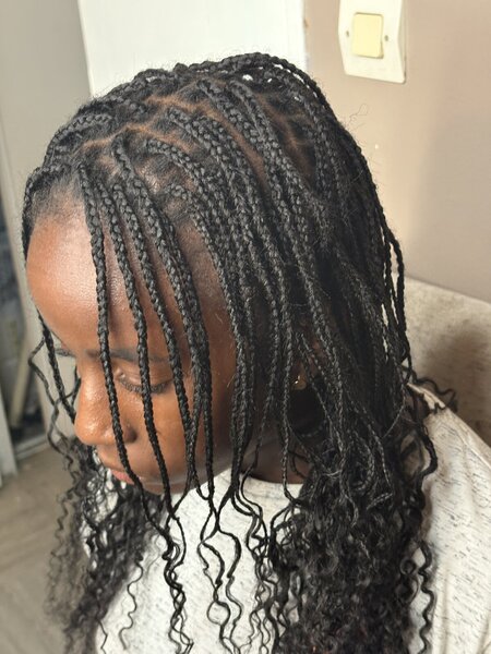 braids fin avec des rajouts (lima_braid) - Coiffure Afro sur NANTES ...