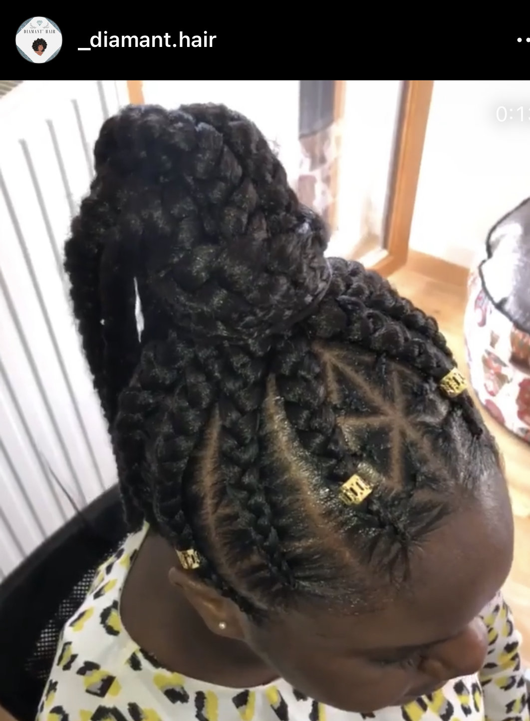 👩🏾 Coiffure Africaine - Type chignon (_diamant.hair) - Coiffure Afro France