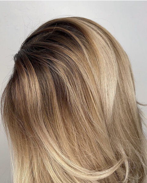 Coloration blond sur perruque sur mesure (MIRANDA7828) - Coiffure Afro ...
