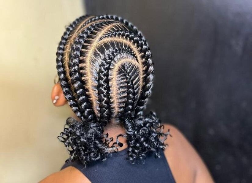 Cornrows (Dame Morgane) - Coiffure Afro France