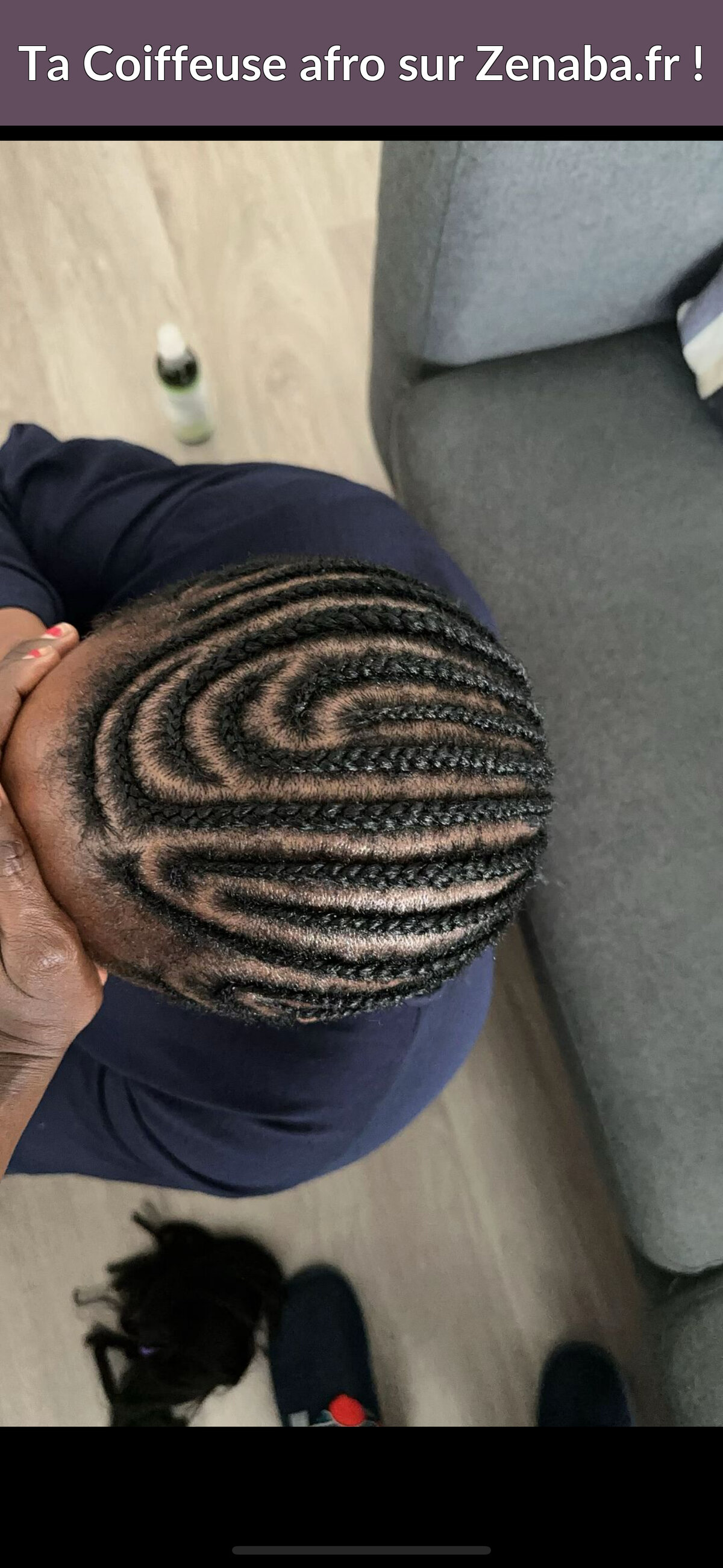 Cornrows nattes collées Femme VIDEO (MamyND) - Coiffure Afro sur PARIS ...