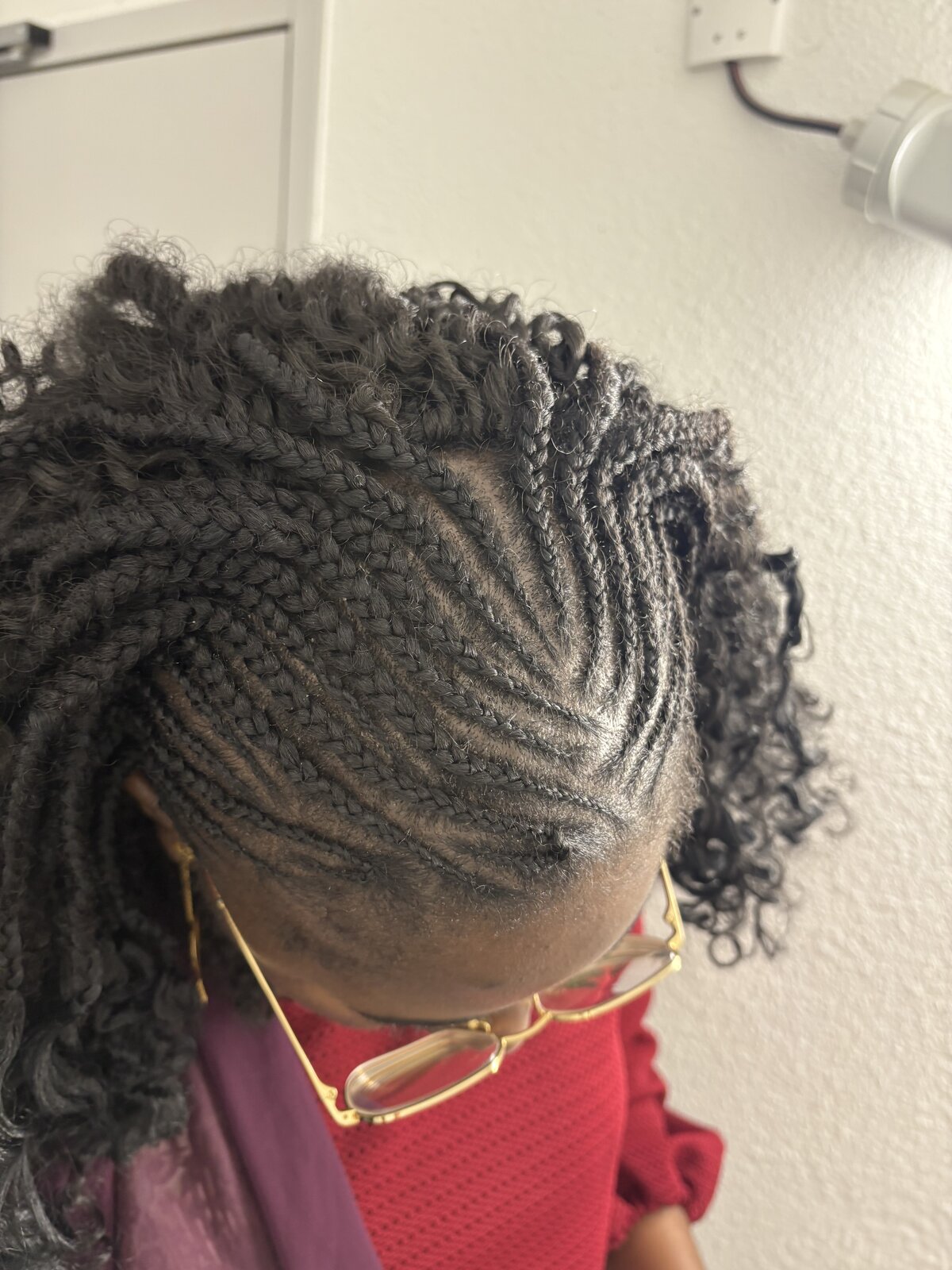 Crochet braids avec des nattes collées devant (lima_braid) - Coiffure ...