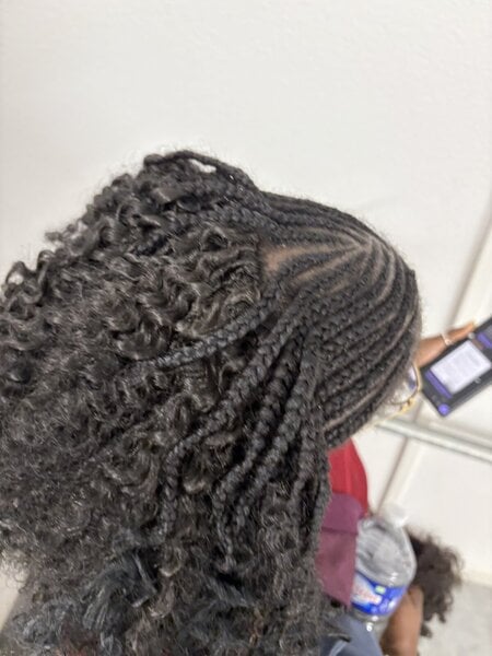 Crochet braids avec des nattes collées devant (lima_braid) - Coiffure ...