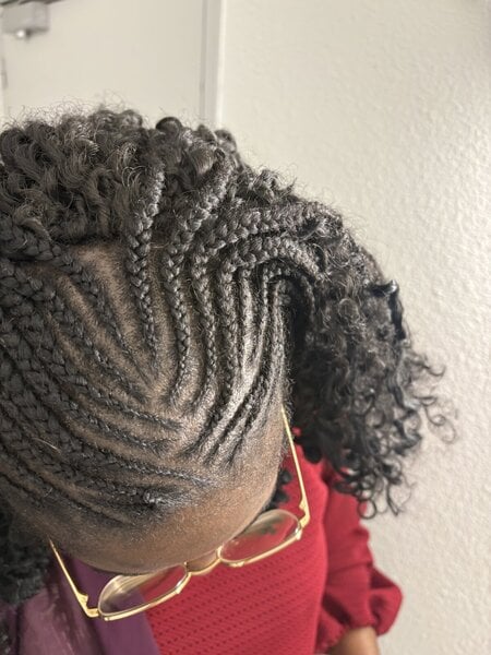 Crochet braids avec des nattes collées devant (lima_braid) - Coiffure ...