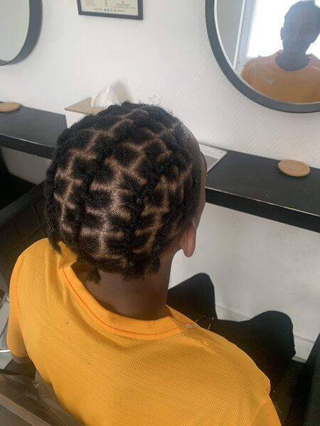 Départ de Locks instantané sur cheveux courts Garçon (Lunedemiel2024 ...