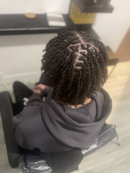 Départ Locks twist Garçon (Lunedemiel2024.) - Coiffure Afro sur PARIS ...