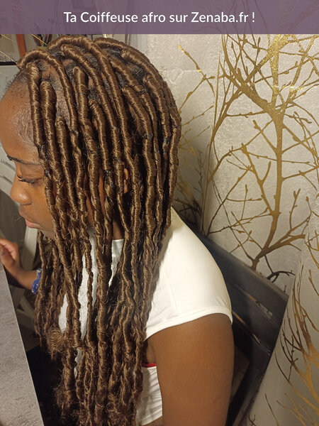 Fausses locks Fille VIDEO (Biche Landry ) - Coiffure Afro sur PARIS ...