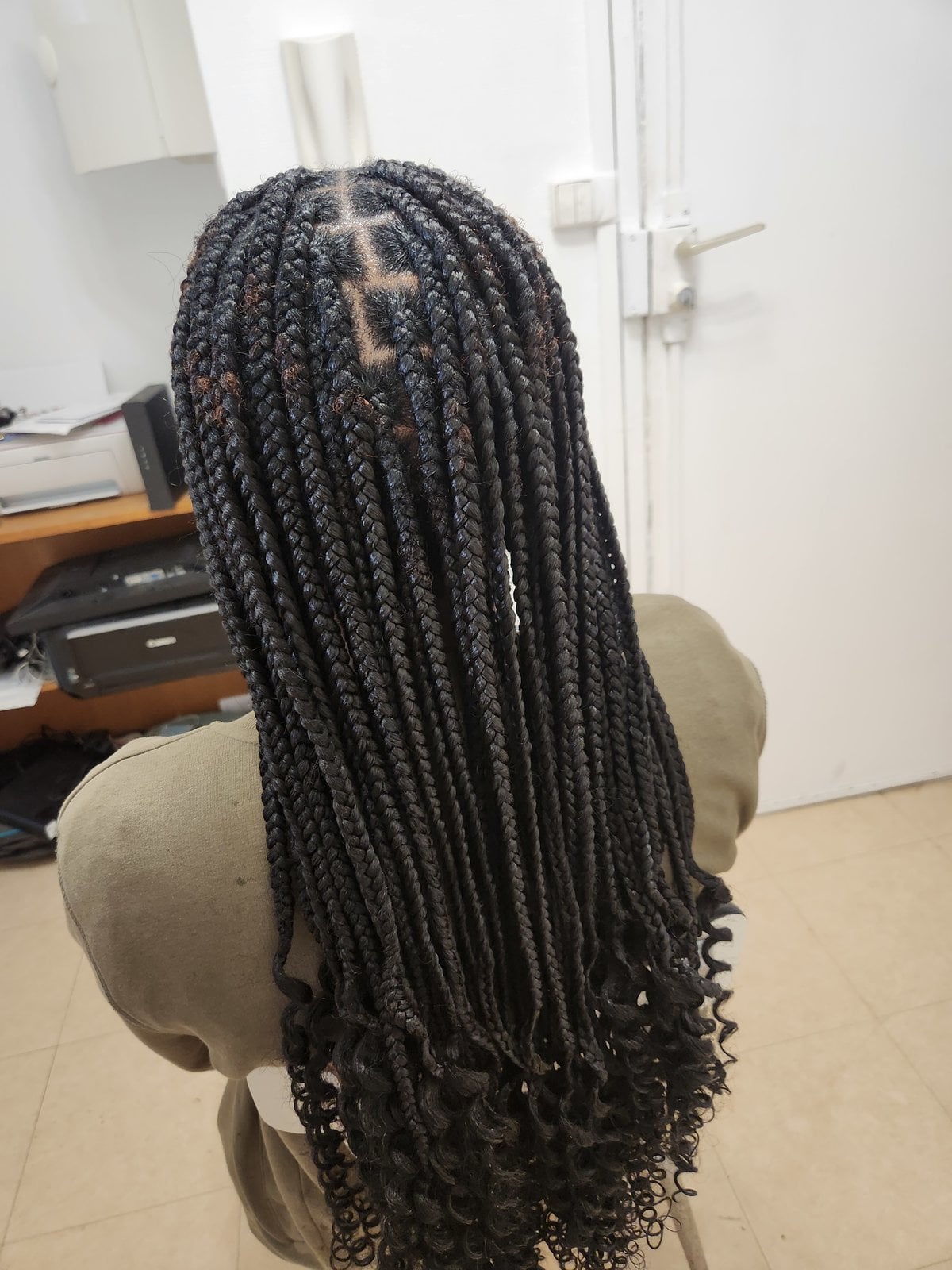 👩🏾 Knotless braids avec boucles VIDEO (Mumu237) - Coiffure Afro