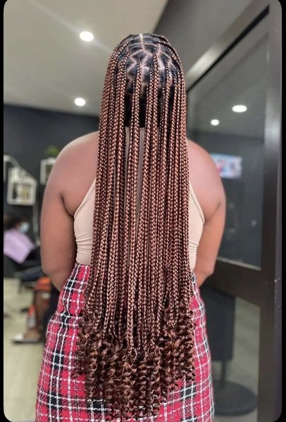 👩🏾 Knotless braids Fille (Nicki) - Coiffure Afro sur PARIS - MARNE-LA ...
