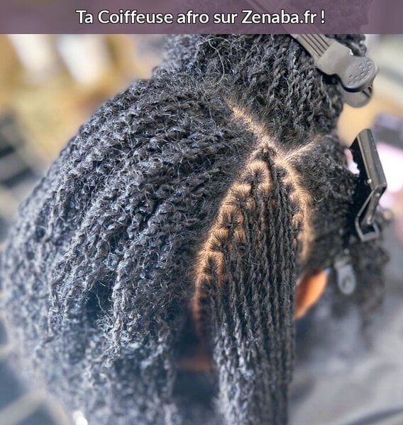 Microlocks Femme (CrépusHair ) - Coiffure Afro France