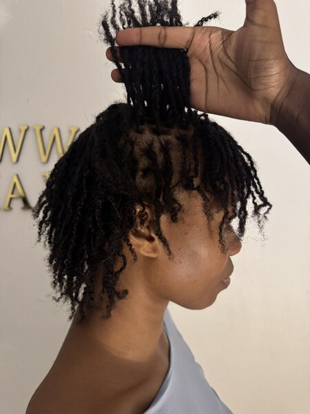 Microlocks Femme (srhrba) - Coiffure Afro France