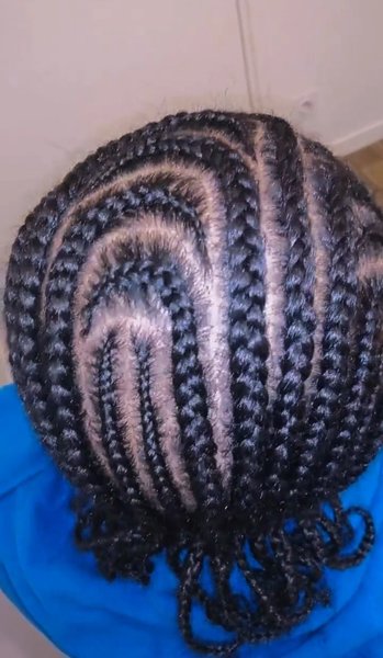 👩🏾 Nattes collées Femme (Aicha12) - Coiffure Afro sur PARIS - MARNE-LA ...