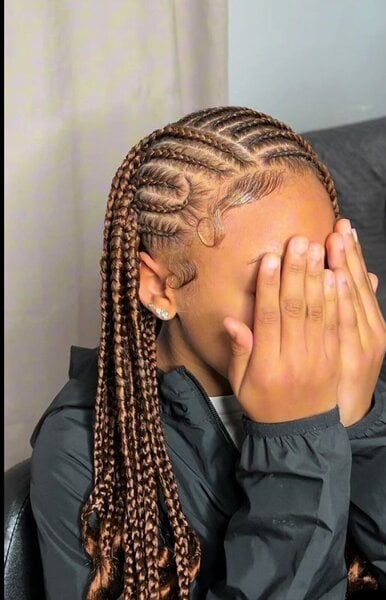 Nattes collées + braids box (Talie996) - Coiffure Afro France