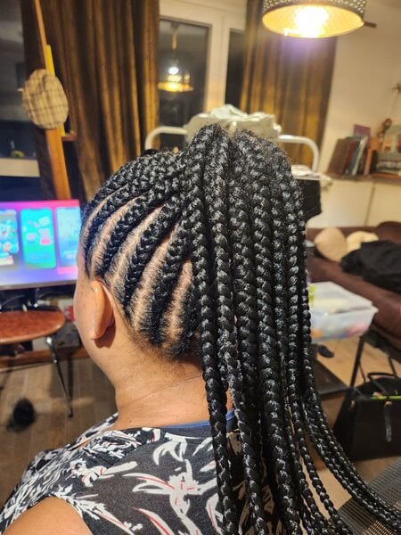 Nattes collées en queue cheval VIDEO (Mumu237) - Coiffure Afro France