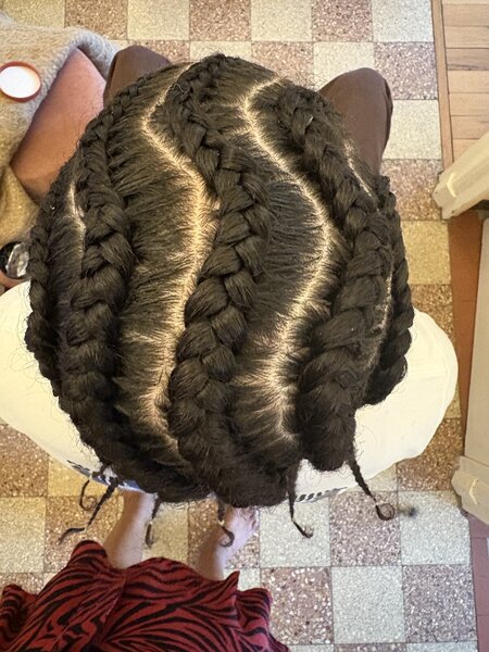 Nattes collées homme (Elea69) - Coiffure Afro France