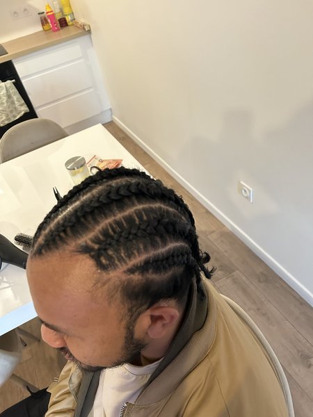 👩🏾 Nattes collées hommes (Kendra r) - Coiffure Afro sur PARIS - MARNE ...