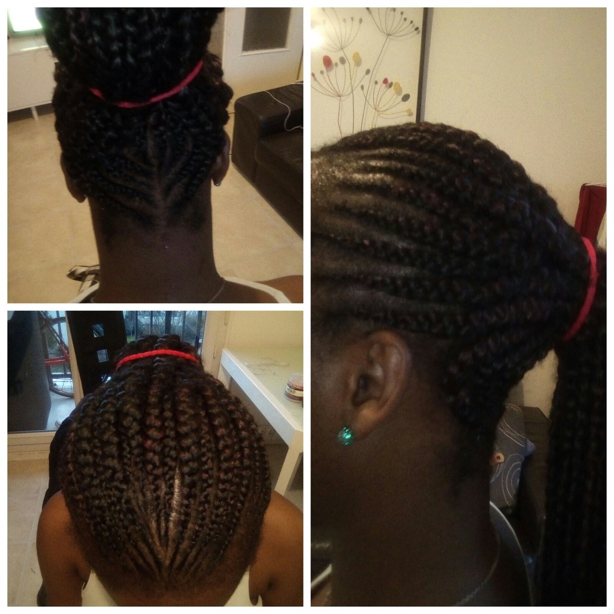 👩🏾 Nattes collées (marysona) - Coiffure Afro