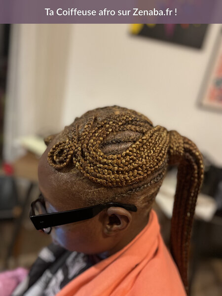 Nattes collées Femme VIDEO (BonbonRose) - Coiffure Afro sur PARIS ...