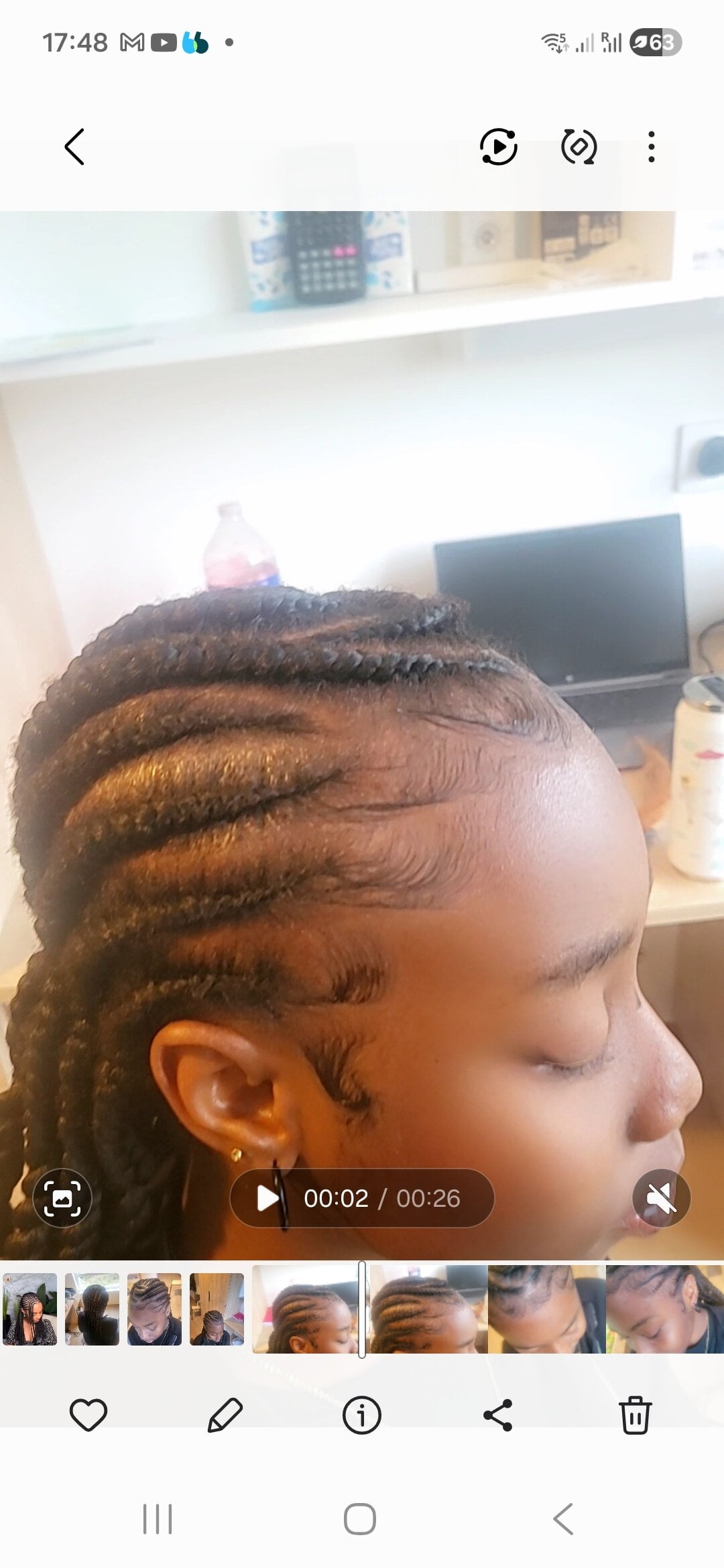 Nattes collées Femme VIDEO (Merveilline ) - Coiffure Afro France
