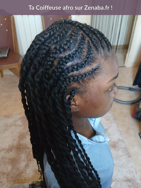 Passe mèches et vanilles Femme (Beauté d'Eden) - Coiffure Afro sur ...