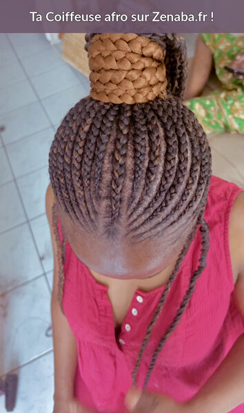 Ponytail nattes collées Femme (Shano) - Coiffure Afro sur ANVERS ...