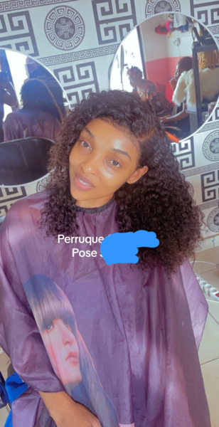 👩🏾 Pose Lace wig (Kimaya Shine hair ) - Coiffure Afro