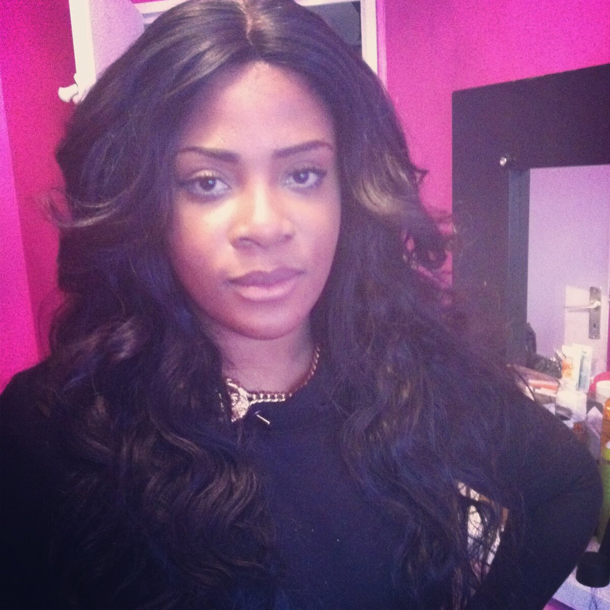 tissage effet naturel avec closure (coula) - Coiffure Afro France