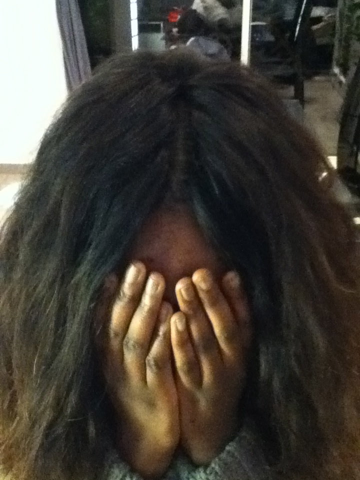 👩🏾 tissage raie invisible sans colle (imande) - Coiffure Afro France