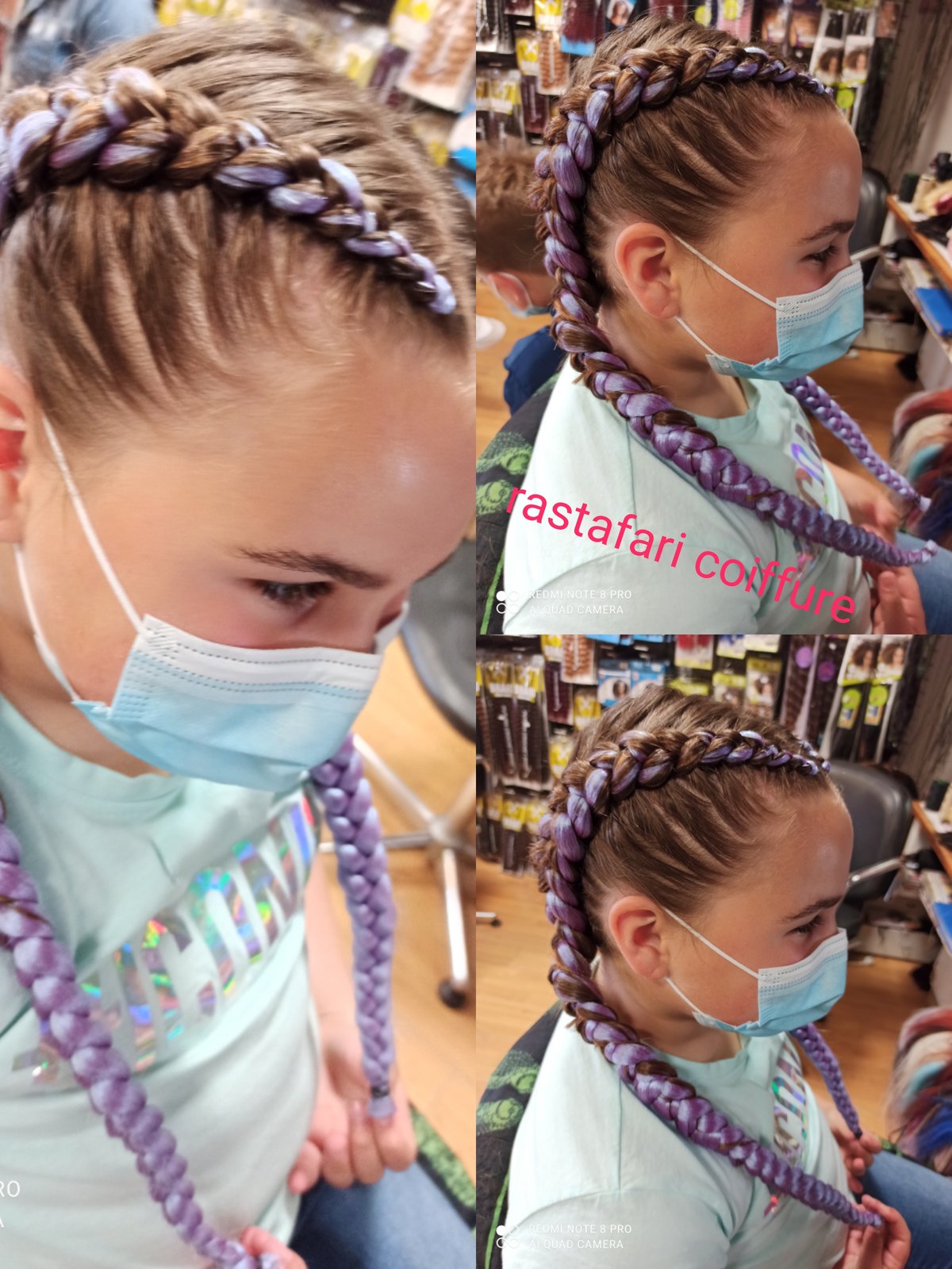 👩🏾 Tresses collées (Rastafari Coiffure) - Coiffure Afro France