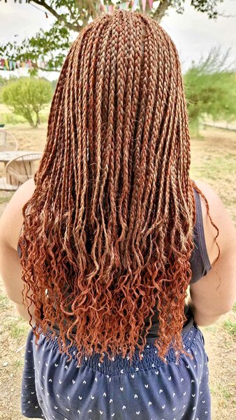 Tresses fines 1b Femme VIDEO (Lady Diana) - Coiffure Afro sur BORDEAUX ...