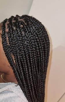 👩🏾 Tresses Medium - Finition Parfaite, Zéro Douleur Femme (Main Douce ...