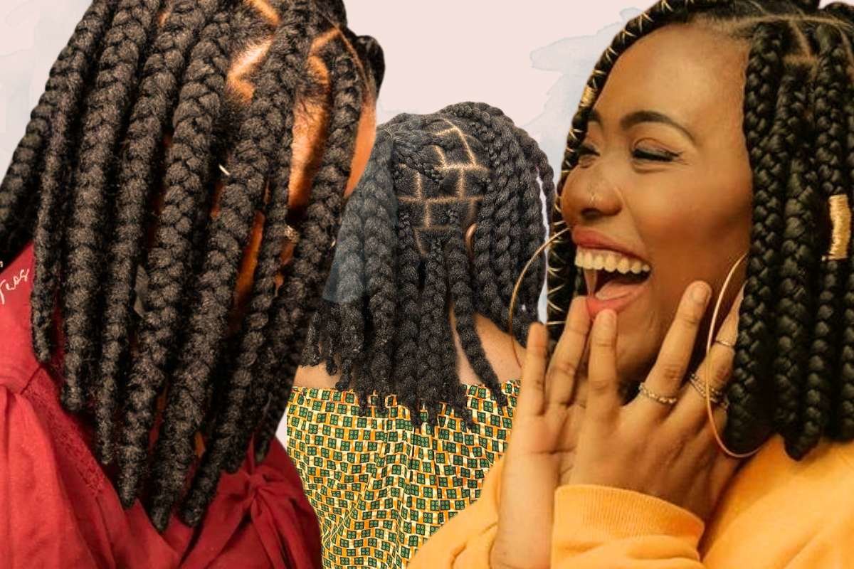 Une idée de coiffure afro tendance : Les Fluffy braids / Coiffure afro ...